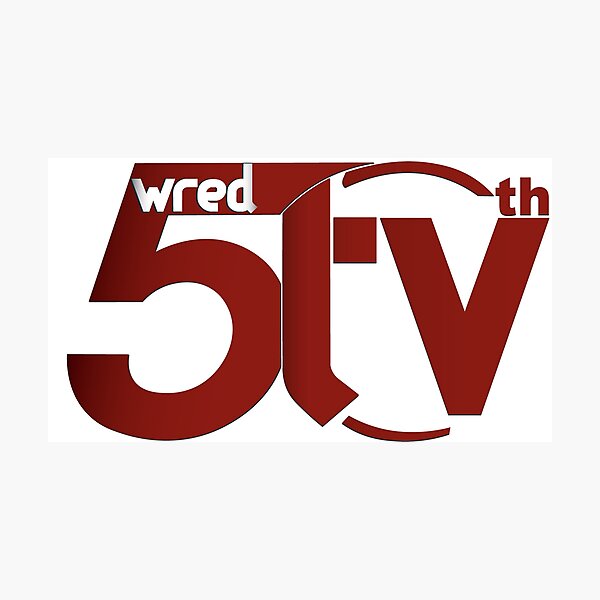 "WRED-TV 50th Anniversary Logo" Photographic Print for Sale by WREDtv ...