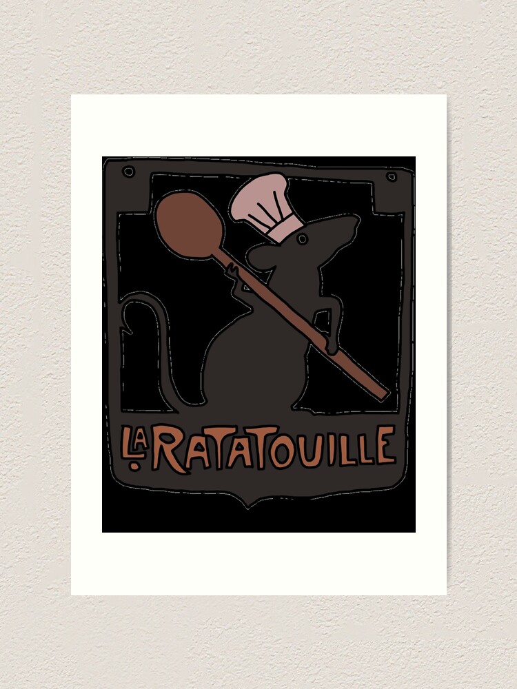 "La Ratatouille Sign - Ratatouille Classic" Art Print for Sale by ...