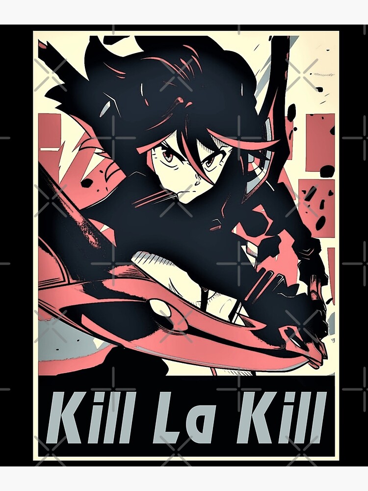 "Retro Design Ryuko Kill La Kill Anime Manga" Poster for Sale by ...