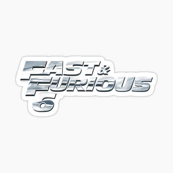 "Fast & Furious 6 Steel Movie Logo" Sticker for Sale by howardignacio ...