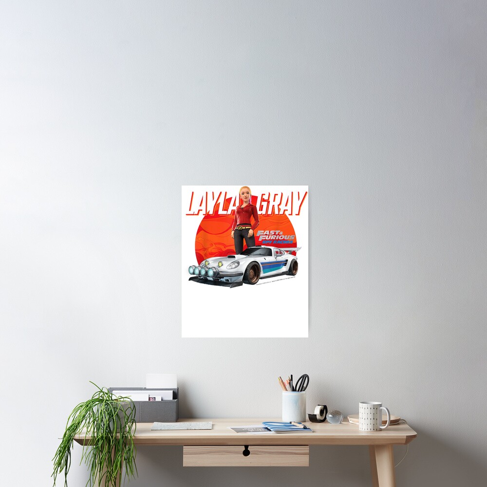 "Fast & Furious Spy Racers Layla Gray" Poster by howardignacio | Redbubble