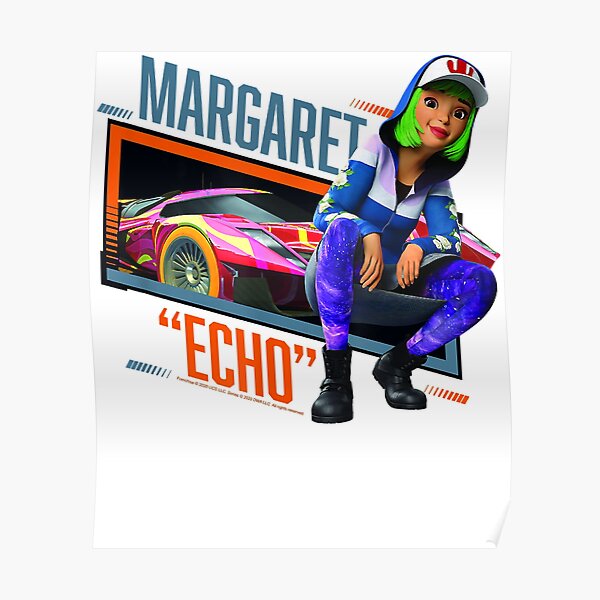 "Fast & Furious Spy Racers Margaret Echo Portrait" Poster by ...