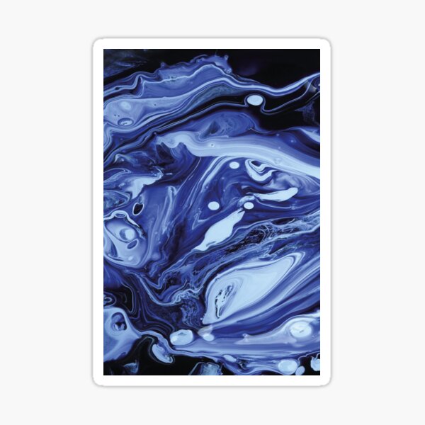 "Beautiful Navy Blue Marble" Sticker for Sale by Retro90sKid | Redbubble