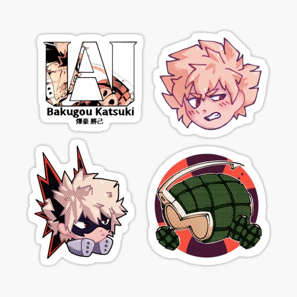 "Katsuki Bakugou Pack - My Hero Academia" Sticker for Sale by Charlotte ...