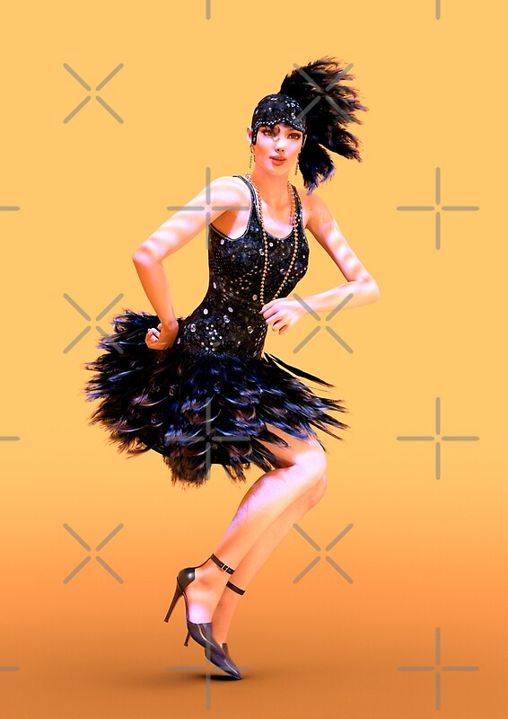 "Flapper Dancing" by Vac1 | Redbubble
