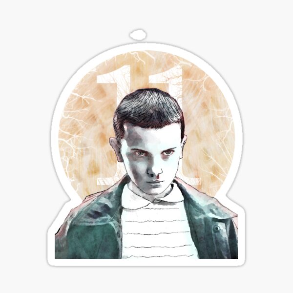 "Eleven - Stranger Things - 11" Sticker by samaritan100 | Redbubble