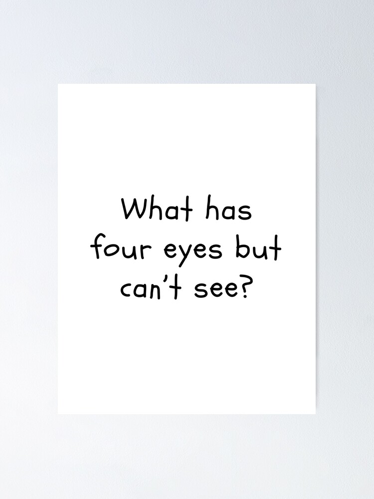 "Riddles" Poster for Sale by Creatoe | Redbubble