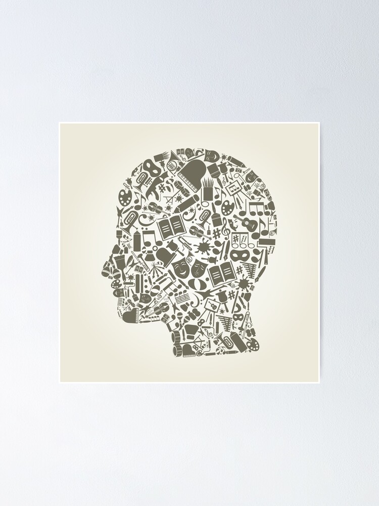 "Head art" Poster for Sale by Aleksander1 | Redbubble