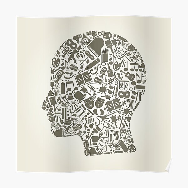"Head art" Poster for Sale by Aleksander1 | Redbubble