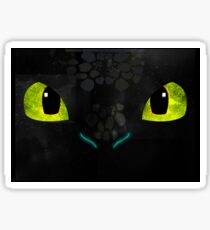 Toothless Eyes Stickers | Redbubble