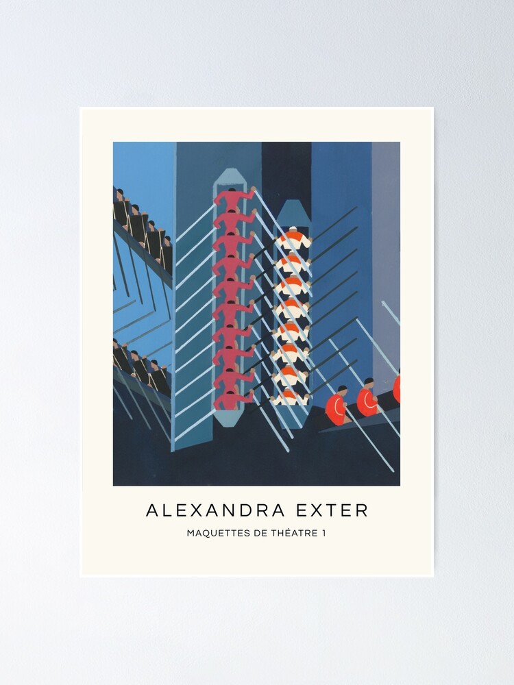 "Maquettes de Theatre, 1 by Alexandra Exter" Poster for Sale by ...