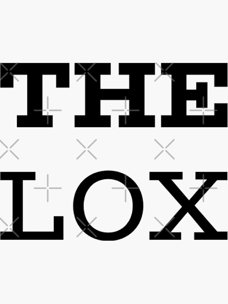 "The lox" Sticker for Sale by RBiiilal | Redbubble