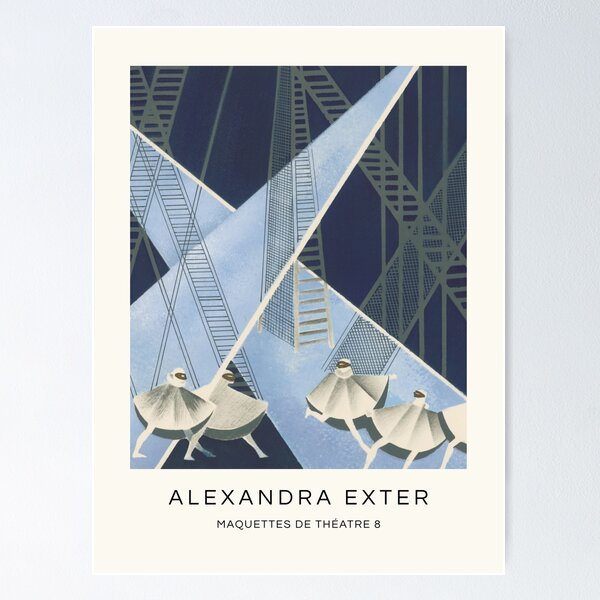 "Maquettes de Theatre, 8 by Alexandra Exter" Poster for Sale by ...
