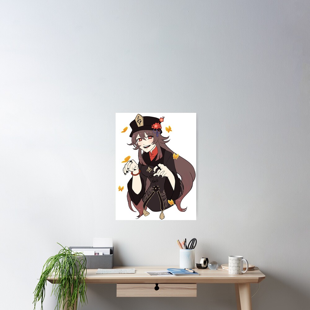 "Genshin Impact - Hu Tao" Poster by Linzer-Art | Redbubble