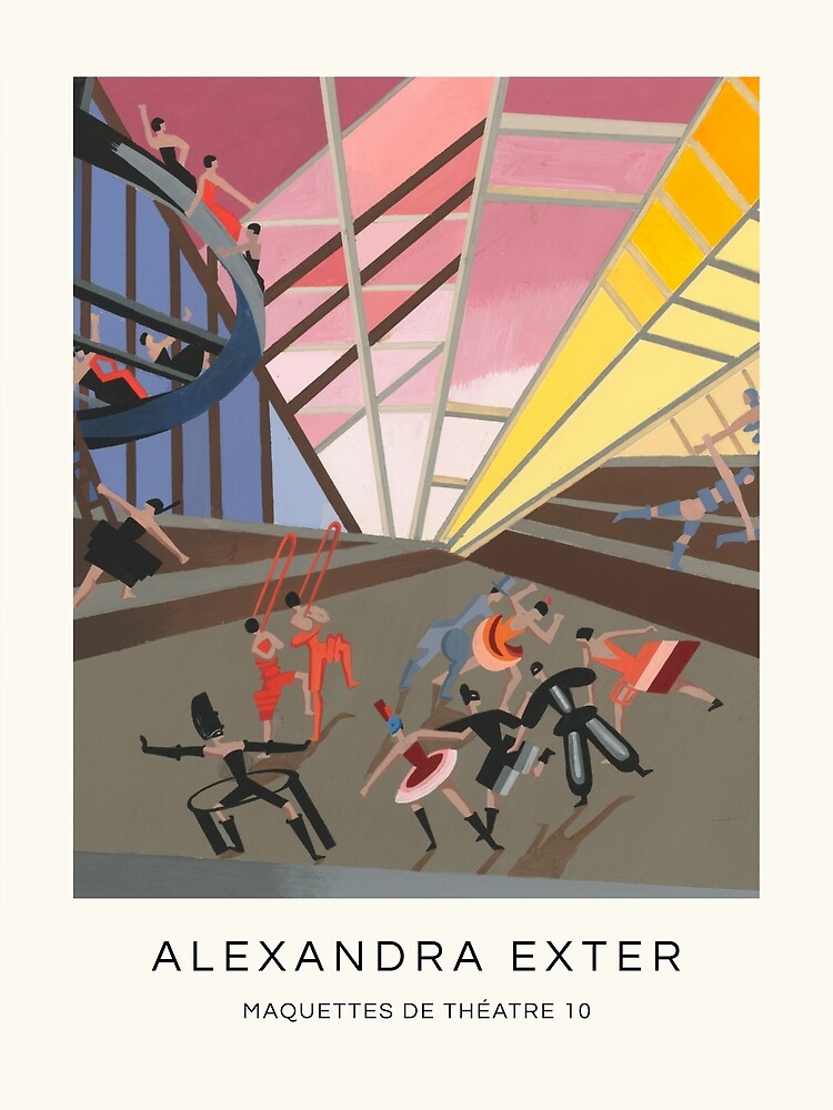 "Maquettes de Theatre, 10 von Alexandra Exter" Poster von redoARTstore ...