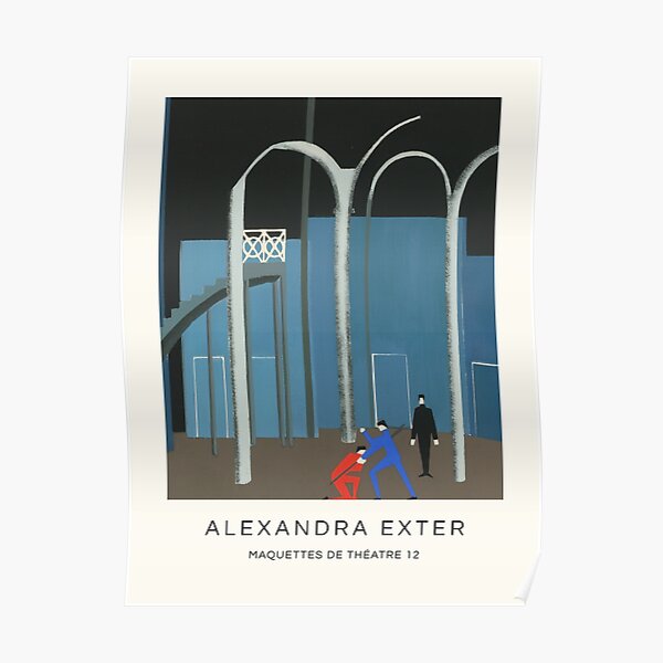 Póster «Maquettes de Theatre, 12 de Alexandra Exter» de redoARTstore ...