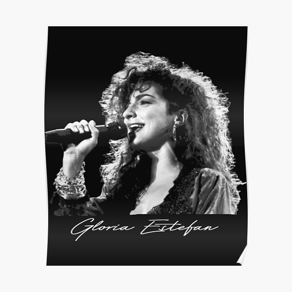 "Gloria Estefan - Live Essential " Poster for Sale by MohamedCamilla6 ...
