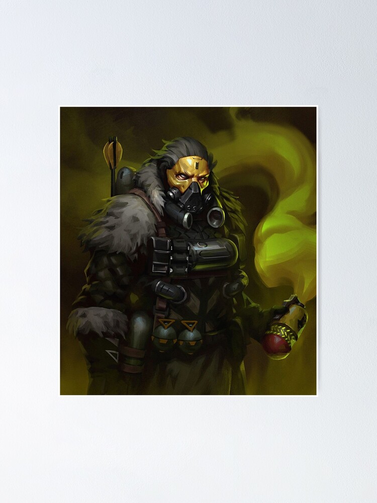 "Caustic Apex Legends" Poster by Jeonghyeokri | Redbubble