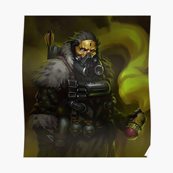 "Caustic Apex Legends" Poster by Jeonghyeokri | Redbubble