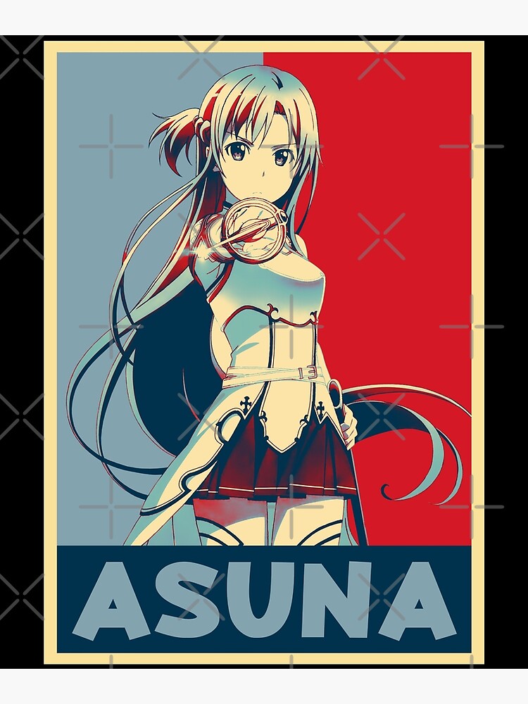 "Sword Art Online Anime - ASUNA" Poster for Sale by SandraDelores6 ...