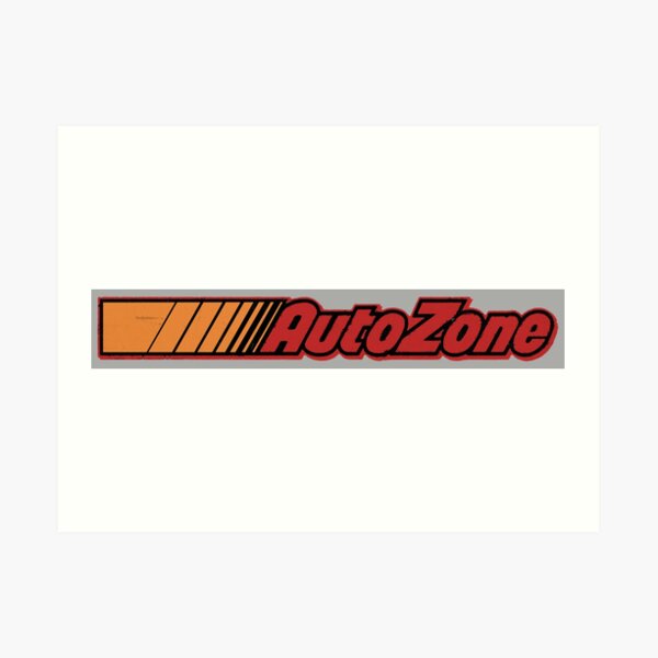 "Autozone Gray" Art Print for Sale by RebuiltMath | Redbubble