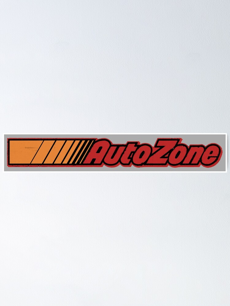 "Autozone Gray" Poster for Sale by RebuiltMath | Redbubble