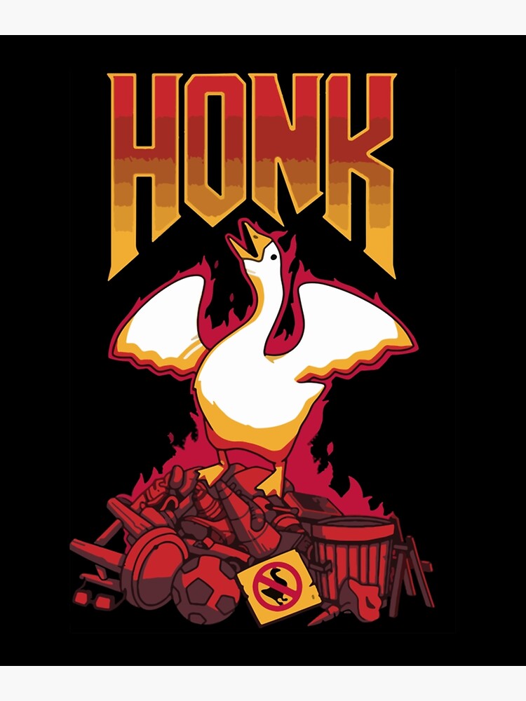 "Untitled Goose Game Funny DOOM game" Poster for Sale by damdang ...