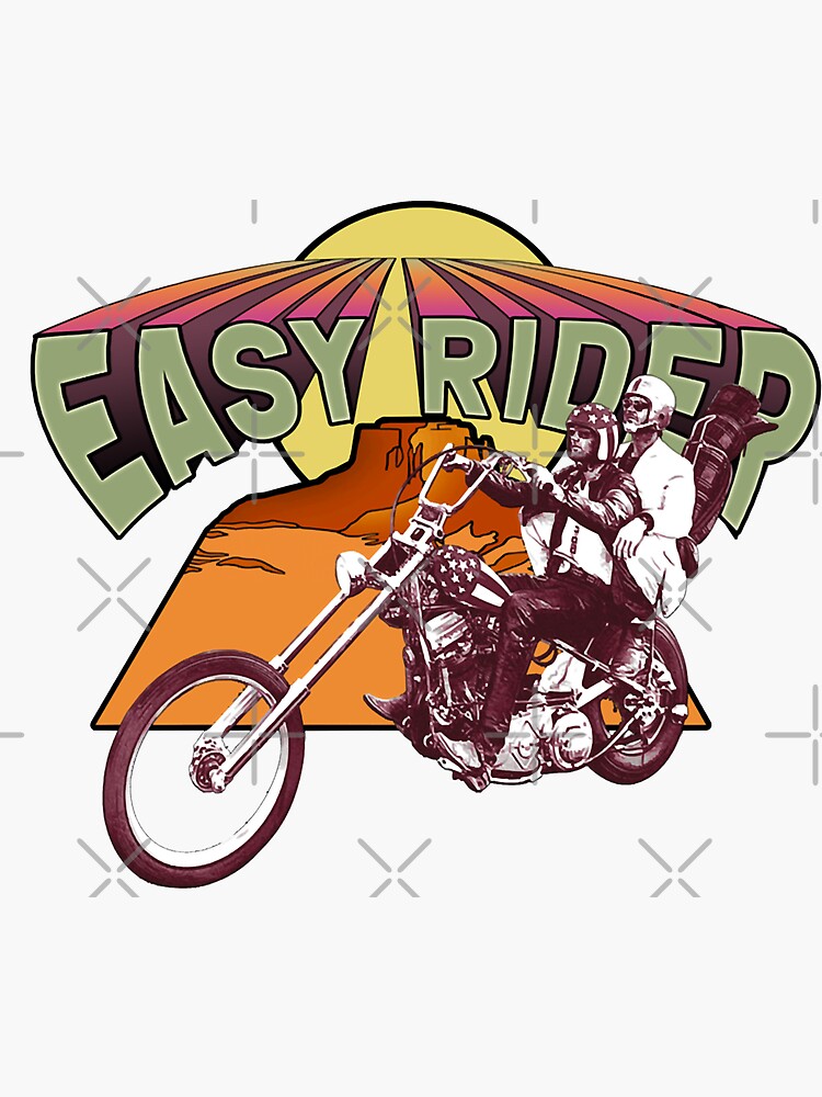 "Secrets About Easy Rider" Sticker for Sale by HelloEasyRider | Redbubble
