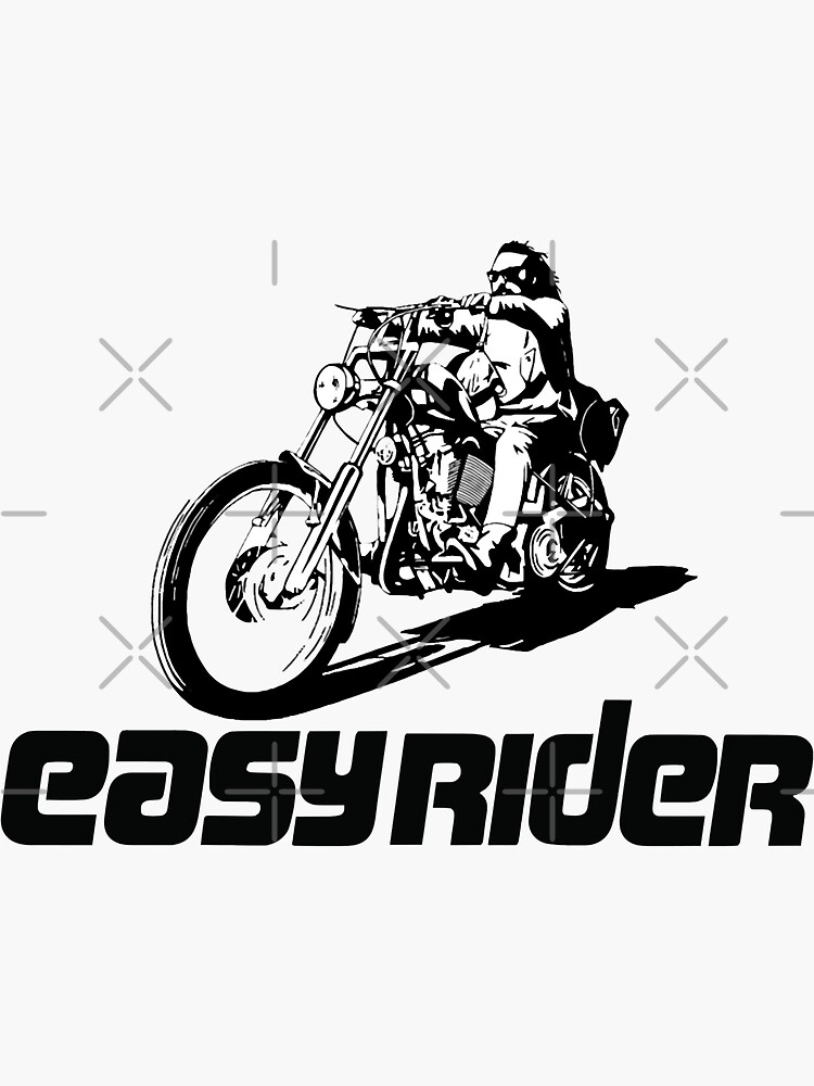 "The Philosophy Of Easy Rider" Sticker for Sale by HelloEasyRider ...