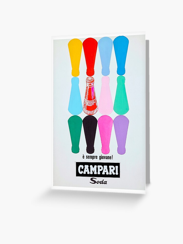 "Campari Soda Wall Print | Retro Advertising Print | Italy Campari Soda ...