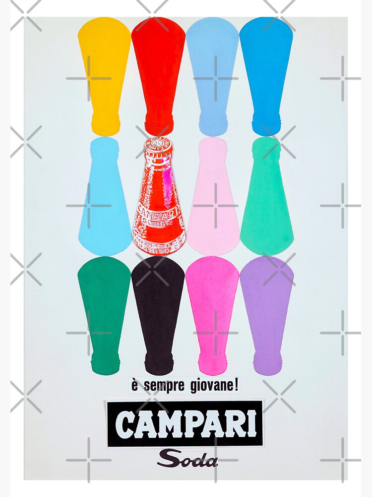 "Campari Soda Wall Print | Retro Advertising Print | Italy Campari Soda ...
