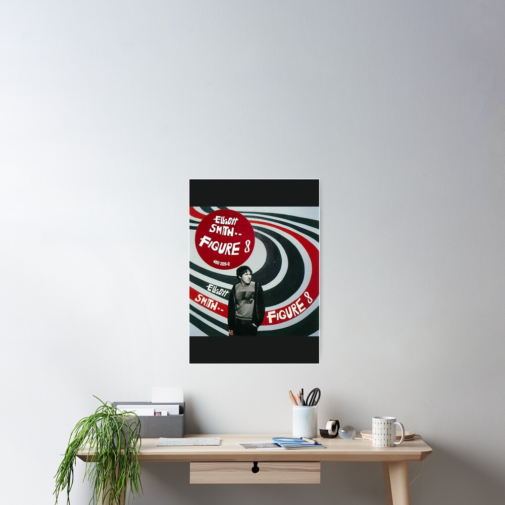 "figure 8 elliott smith album cover" Poster by CaydgPaull | Redbubble