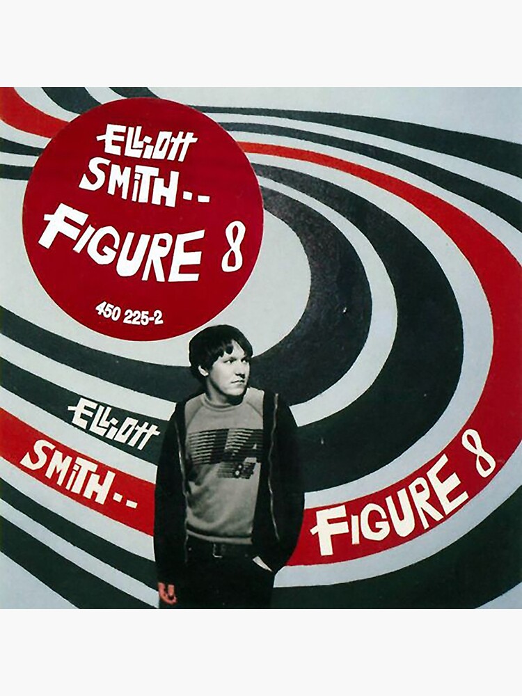 "figure 8 elliott smith album cover" Sticker for Sale by CaydgPaull ...
