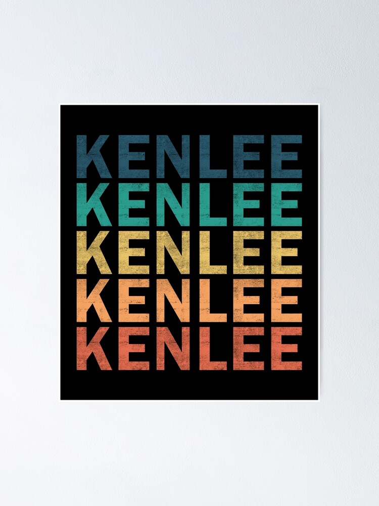 Póster «Camiseta con nombre de Kenlee - Camiseta de artículo de regalo con nombre de Kenlee ...