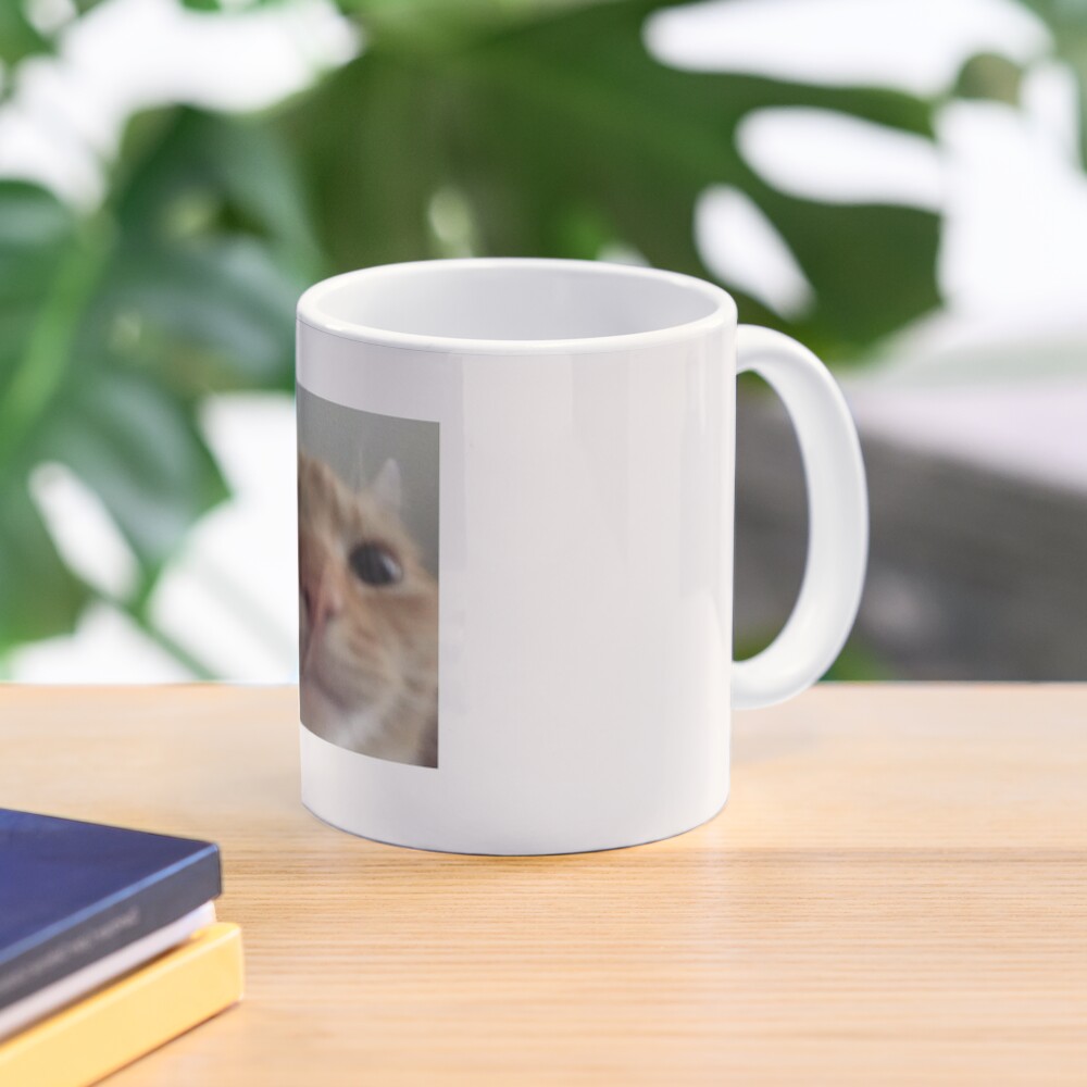 "Staring cat meme" Sticker by Ritsuu | Redbubble