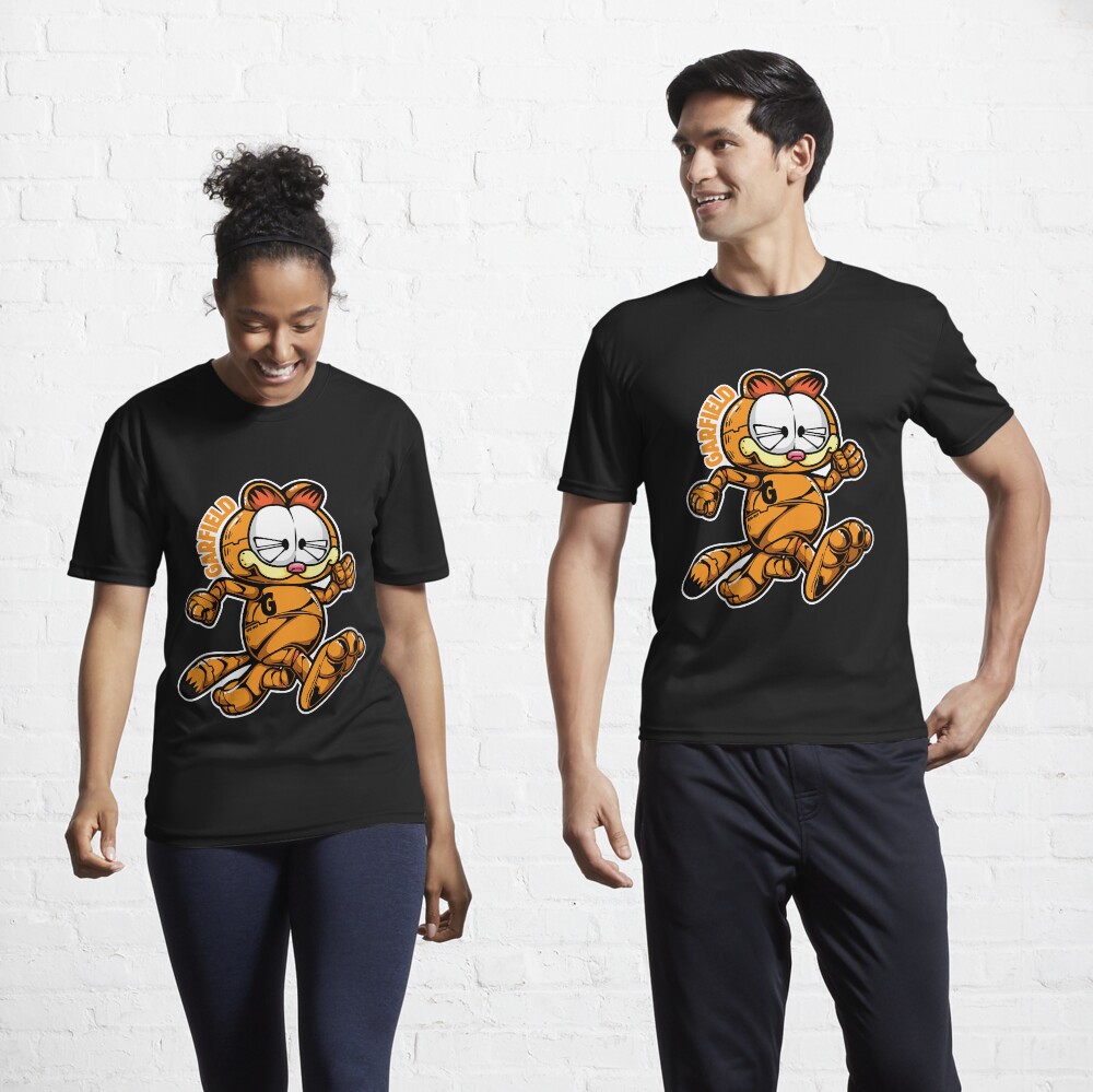 "Garfield walking" Sticker for Sale by CaseyCarmel | Redbubble