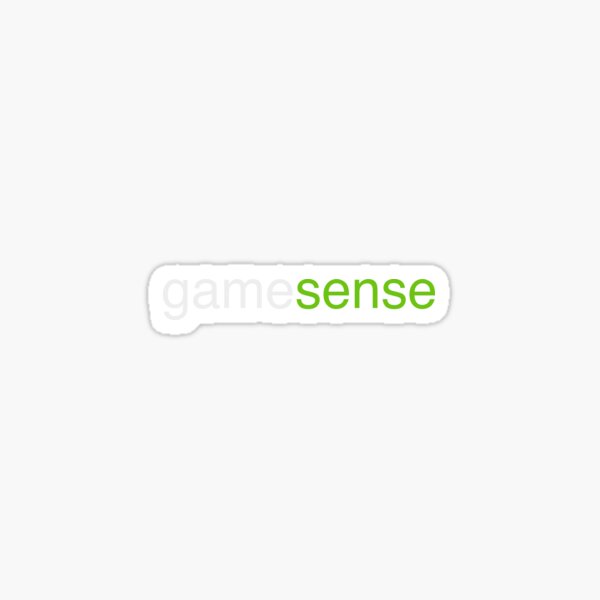 "gamesense" Sticker for Sale by krierkara | Redbubble