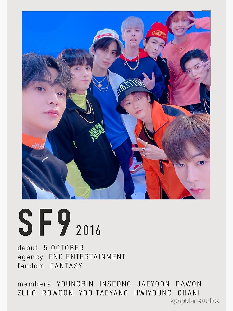 "SF9 Alternate minimalist poster" Poster for Sale by Kpopularstudios ...