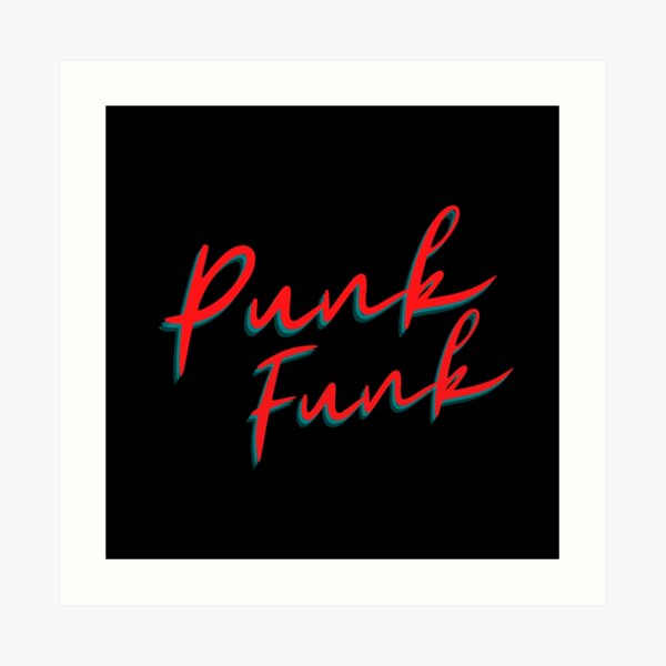 "Punk Funk Logo" Art Print for Sale by rcampbell97 | Redbubble