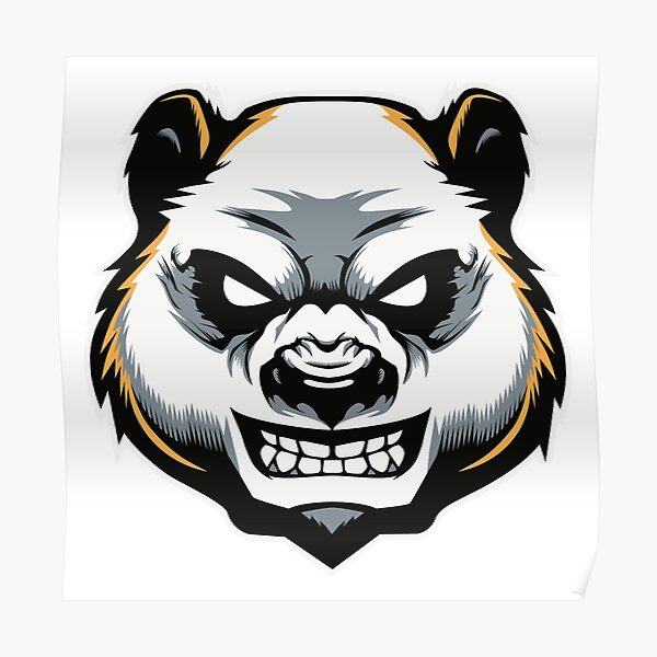 "Angry Panda" Poster for Sale by renju1902 | Redbubble