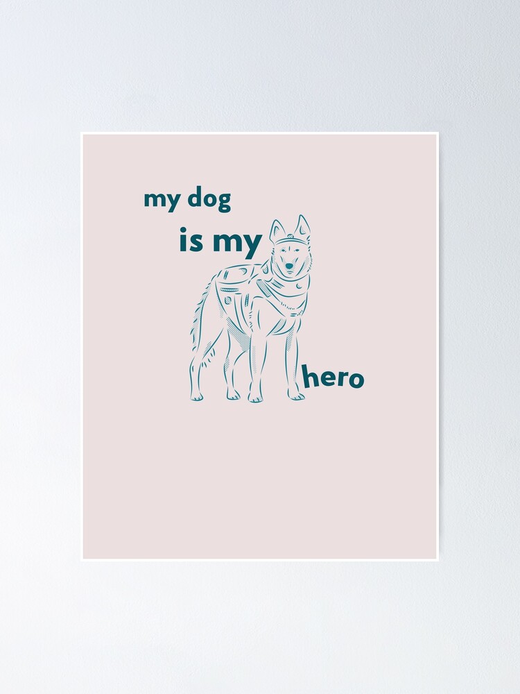 "cool big dog with strong face" Poster by sparzone | Redbubble