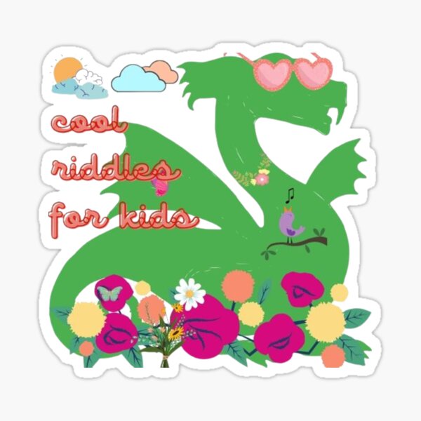 "cool riddles for kids" Sticker for Sale by Bovtanna | Redbubble