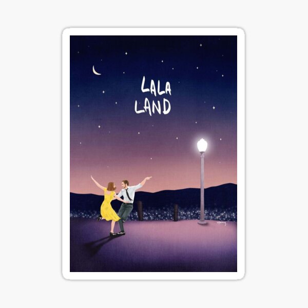 "lala land " Sticker for Sale by Richardsonjoann | Redbubble