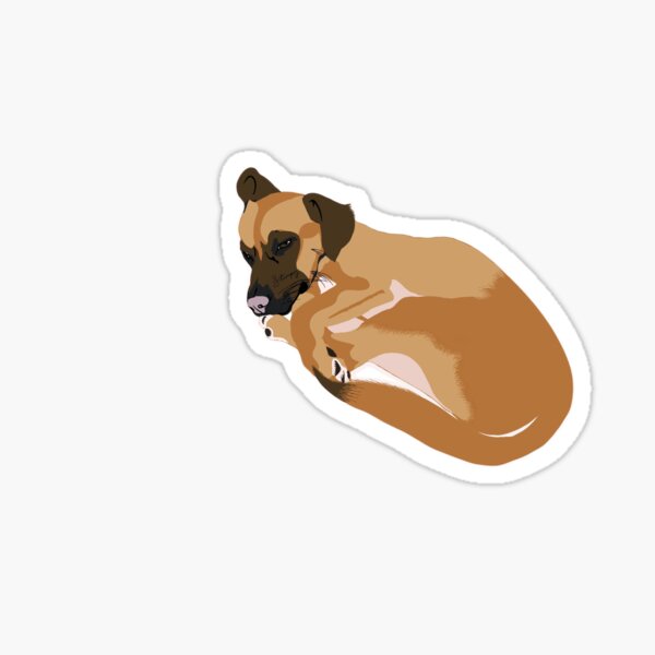 "Stumpy Sleeping" Sticker for Sale by cassmsmith | Redbubble