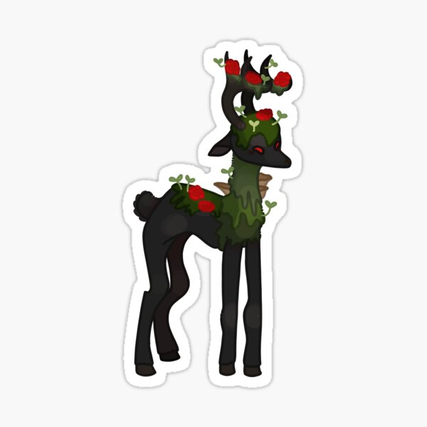 "dark dear" Sticker for Sale by 123fishey | Redbubble