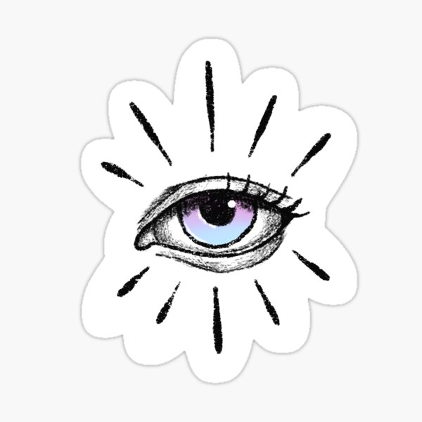 "Third Eye" Sticker for Sale by inkjevetta | Redbubble