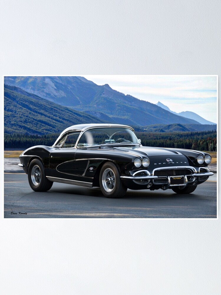 "1962 Corvette C1" Poster for Sale by DaveKoontz | Redbubble
