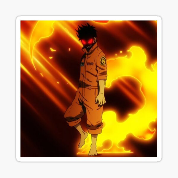 "shinra fire force" Sticker by nigelexplorer | Redbubble