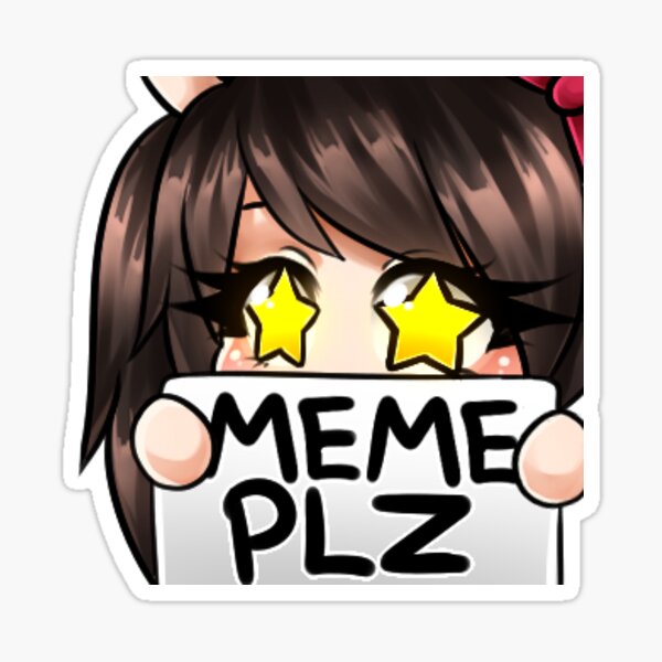 "Gib Memes" Sticker by Arakz | Redbubble