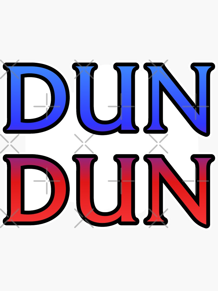 "Law & Order SVU Dun Dun Opening Credits" Sticker for Sale by ...